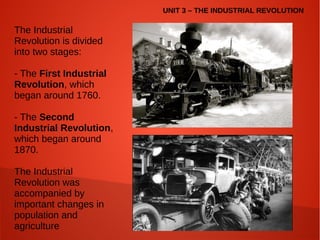 Unit 3- The Industrial revolution | PDF