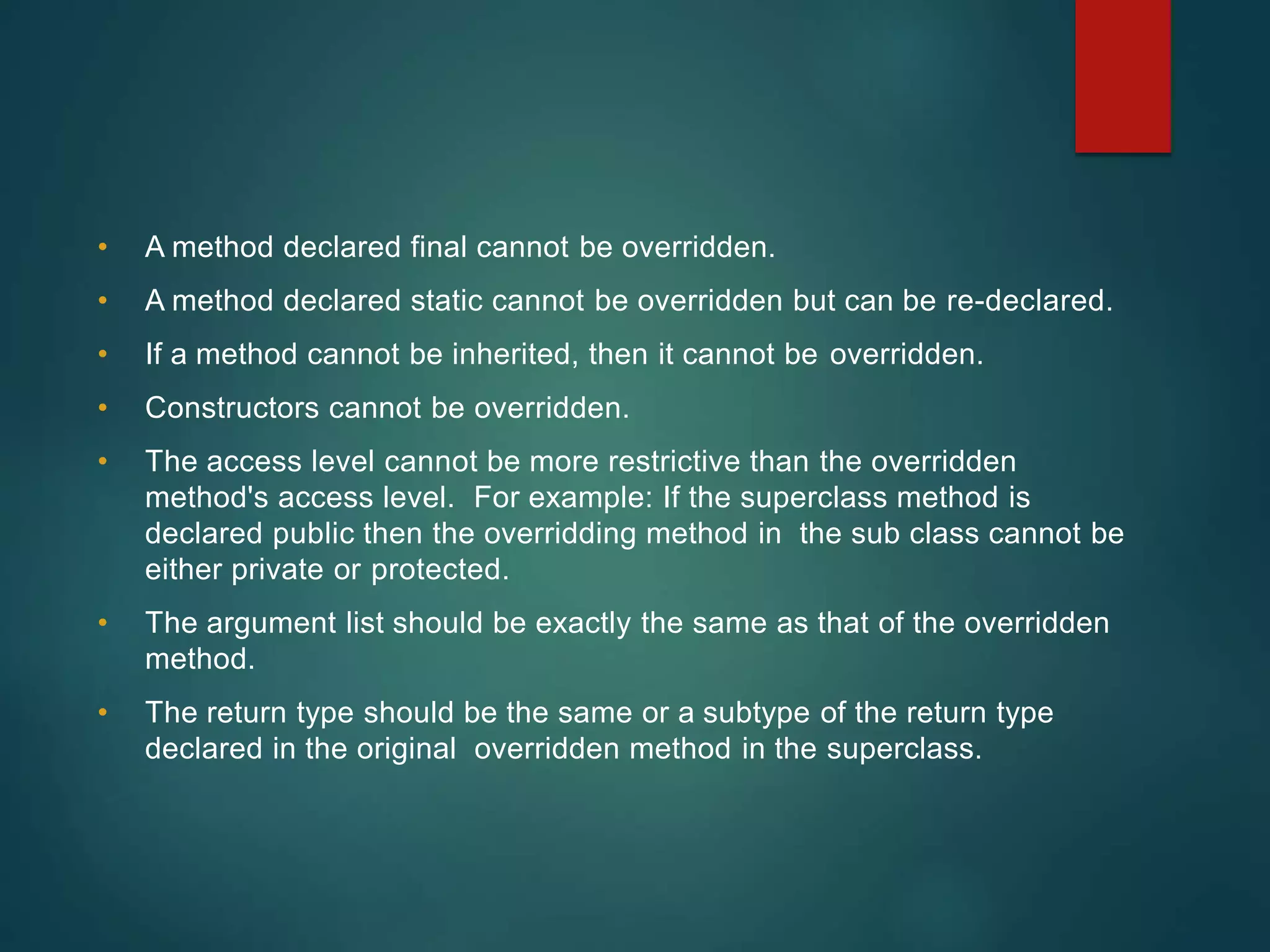 Unit3 inheritance | PPTX
