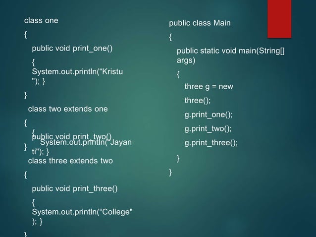 Unit3 inheritance | PPT