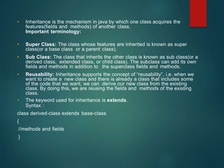 Unit3 inheritance | PPT