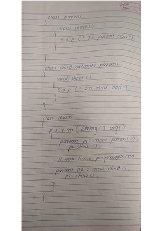 UNIT 3-INHERITANCE AND INTERFACE IN JAVA.pdf