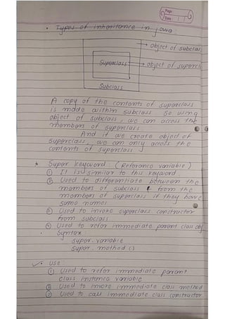 UNIT 3-INHERITANCE AND INTERFACE IN JAVA.pdf