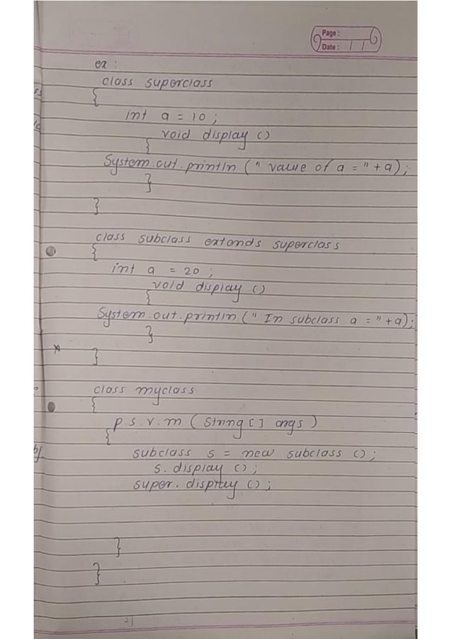UNIT 3-INHERITANCE AND INTERFACE IN JAVA.pdf UNIT 3-INHERITANCE AND INTERFACE IN JAVA.pdf
