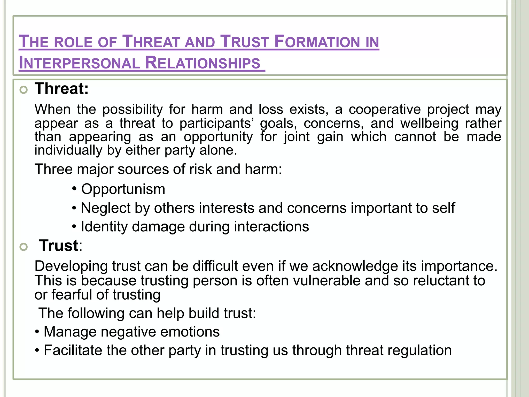 Unit 3 interpersonal skills | PPTX