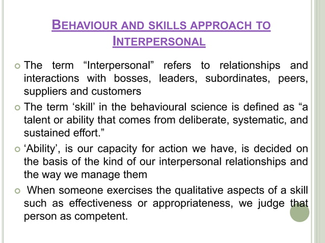 Unit 3 interpersonal skills | PPTX