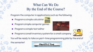 Unit 3 introduction to programming | PDF