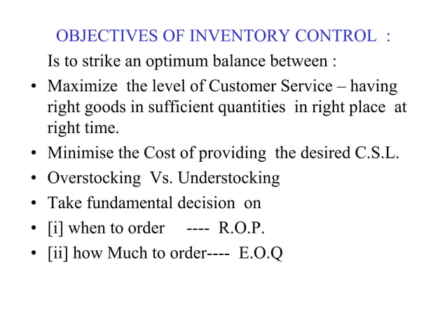 unit 3 - Inventory Control Management.ppt
