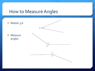 Unit 3 investigating angles | PPT