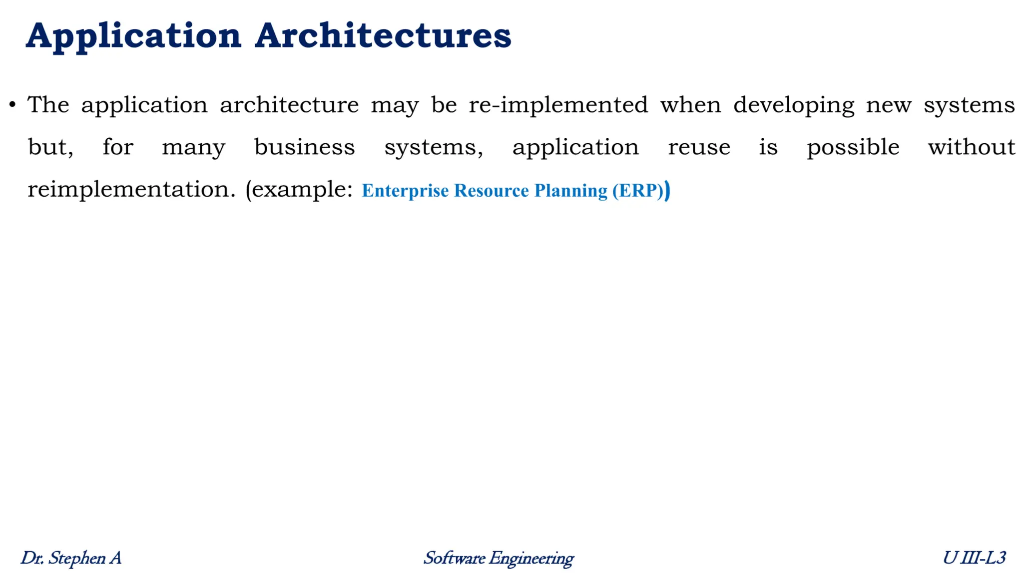 Unit 3 - Lecture 3 - Architectural patterns – Application Architectures.pdf