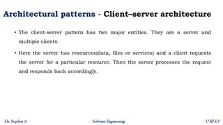 Unit 3 - Lecture 3 - Architectural patterns – Application Architectures.pdf