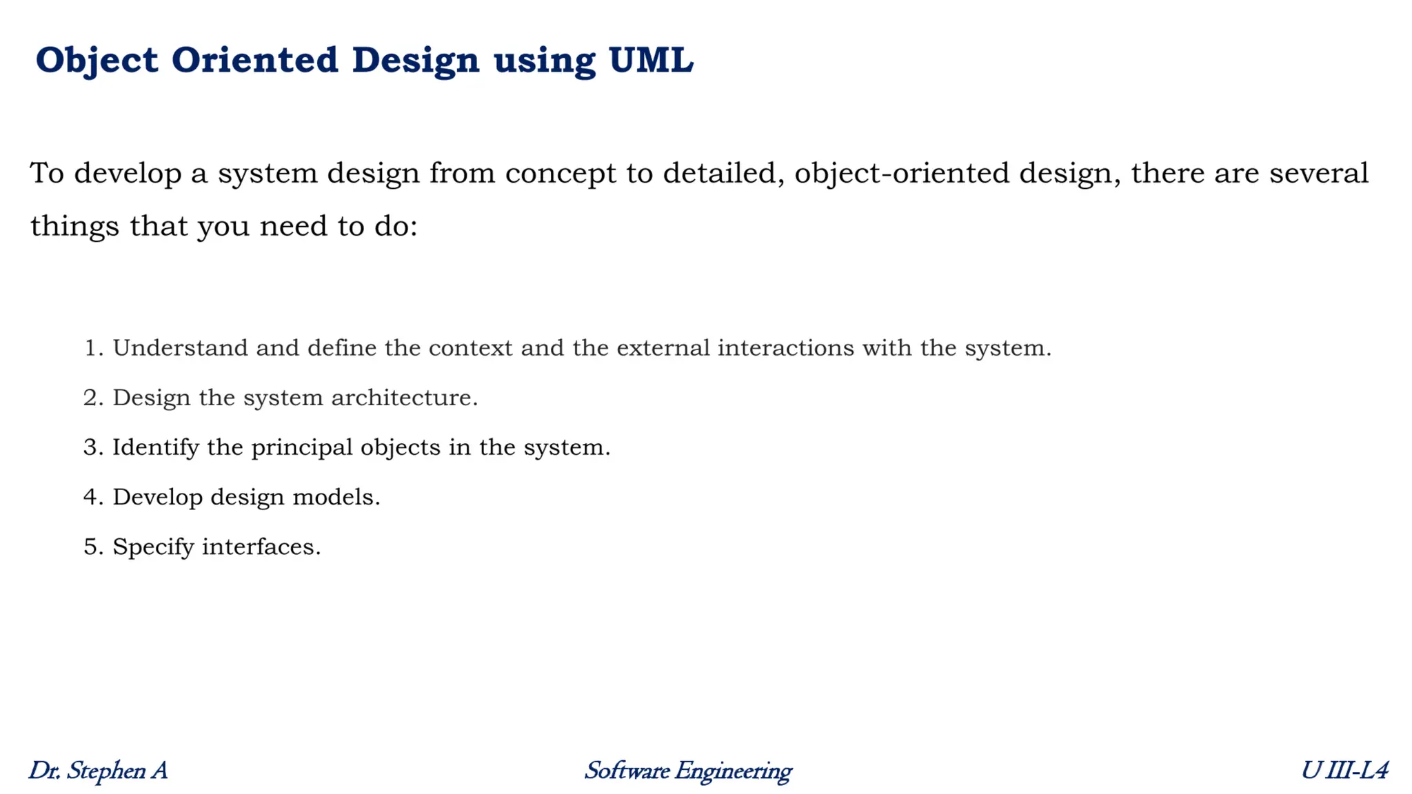 Unit 3 - Lecture 4 - Object Oriented Design using UML.pdf
