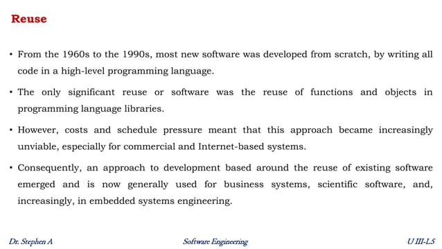 Unit 3 Lecture 5 Design Patterns Implementation Issues Software Reusepdf