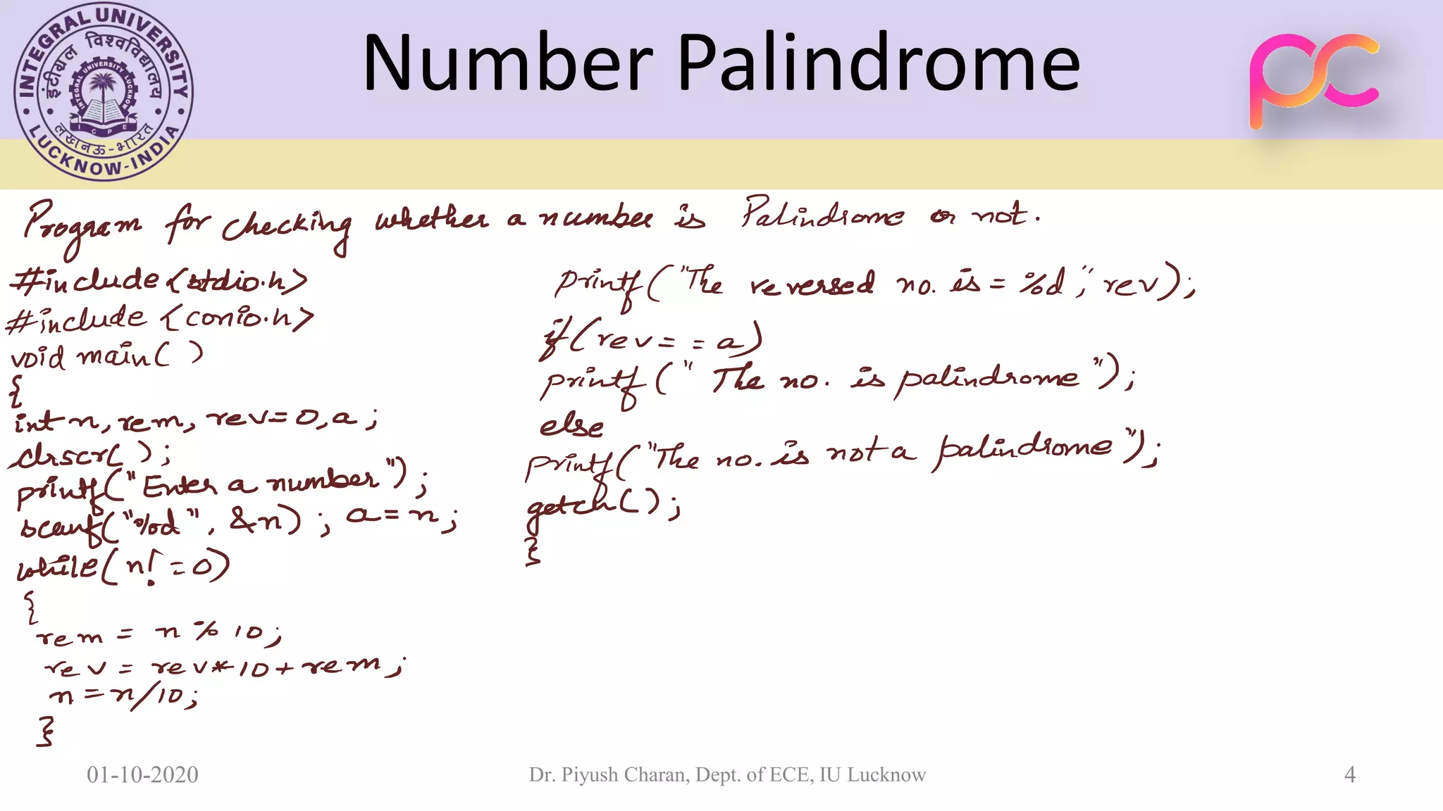 Unit 3 Lecture Notes On Programming Ppt 9184