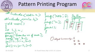 Unit 3 Lecture Notes on Programming | PPT