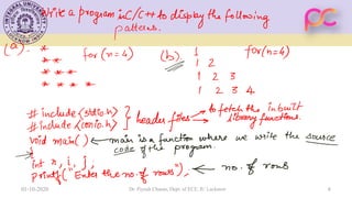 Unit 3 Lecture Notes on Programming | PPT