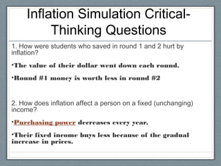 Unit 3 lesson - inflation- power point - duke | PPT | Economy ...