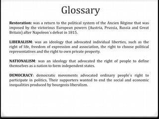 Unit 3 Liberalism and Nationalism First part | PDF