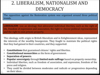 Unit 3 Liberalism and Nationalism First part | PDF