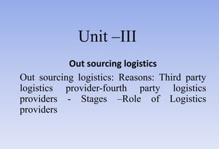 UNIT 3-LOGISTICS.pptx