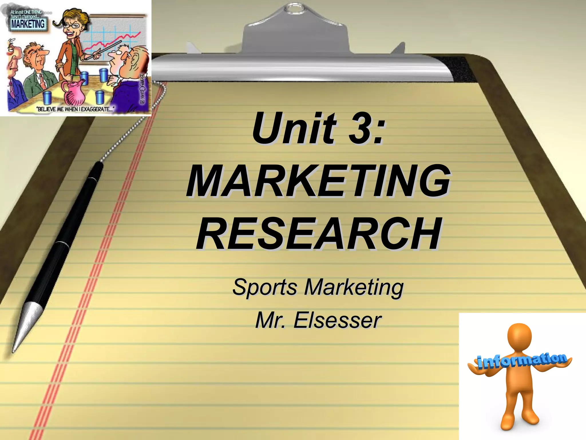 Unit 3 - Marketing Research | PPT