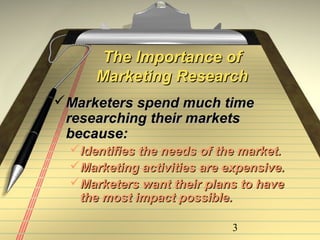 Unit 3 - Marketing Research | PPT | Business | Business and Finance
