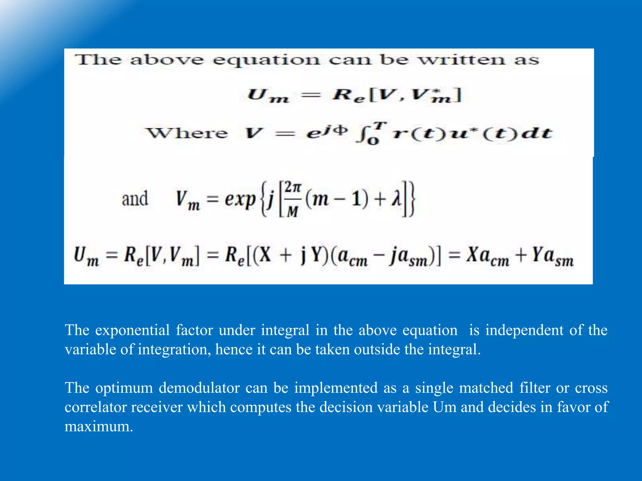 EC 8395 - Communication Engineering - Unit 3 m - ary signaling | PDF