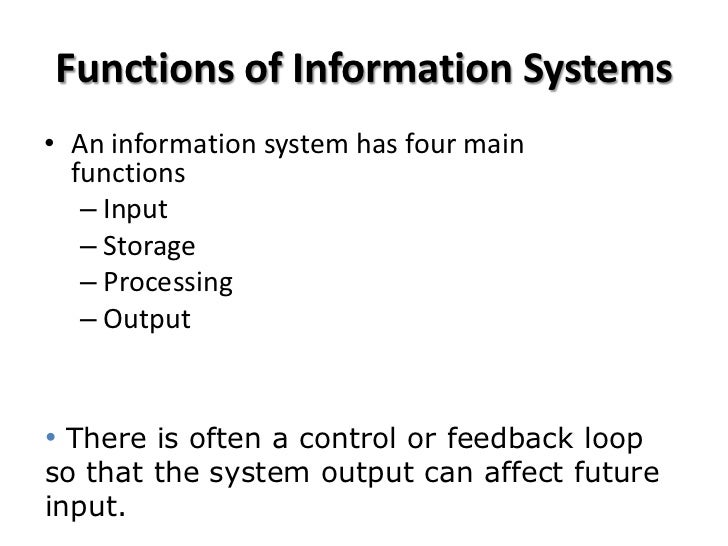 BTEC National in ICT: Unit 3 - MIS Features and Functions