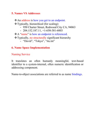 Naming in Distributed System | DOC