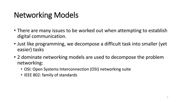 UNIT 3 - EXPLAINING THE NEED OF COMPUTER NETWORK | PPT
