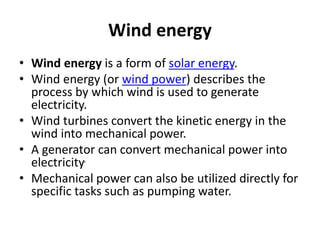non-conventional energy | PPTX