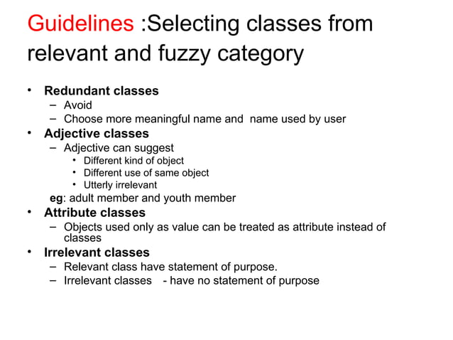 Unit 3 Object Analysis Classification Ppt
