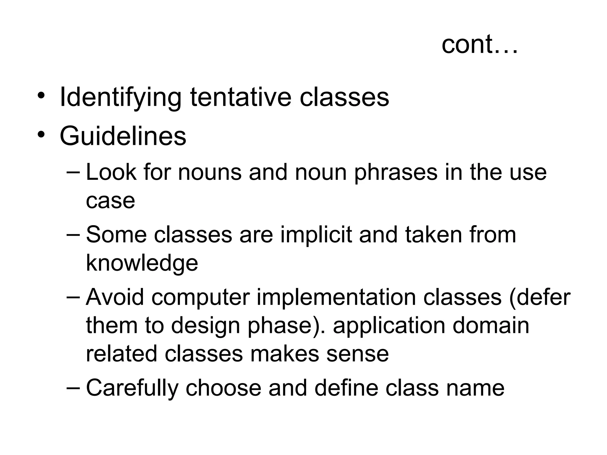 Unit 3 Object Analysis Classification Ppt