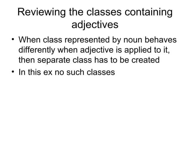 Unit 3 Object Analysis Classification Ppt