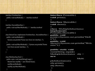 Unit3 packages & interfaces | PPTX
