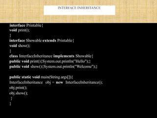 Unit3 packages & interfaces | PPTX