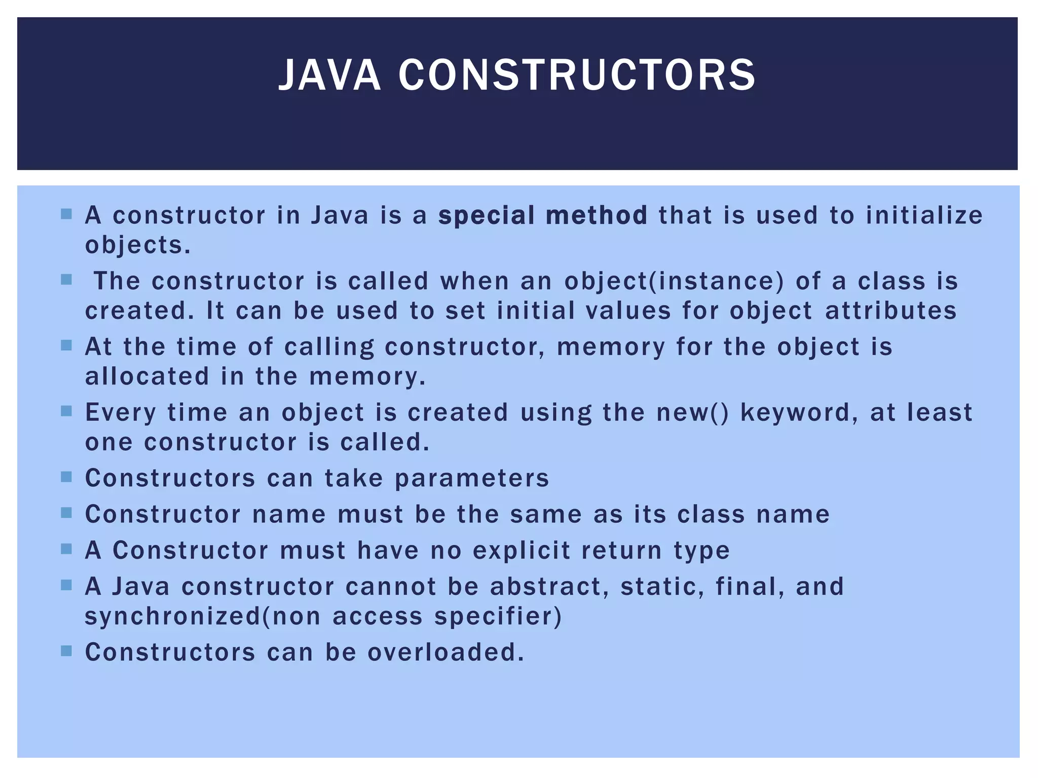 Unit3 part1-class | PPTX
