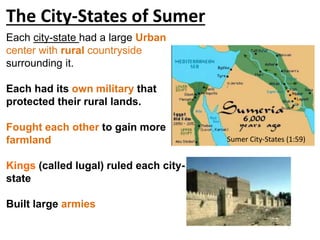 Unit 3 part 1- the first civilization- sumer | PPTX