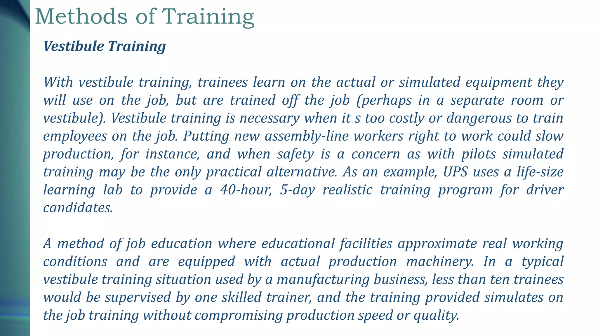 Training and Development | PDF