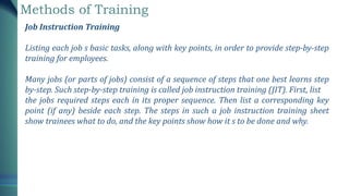 Training and Development | PDF
