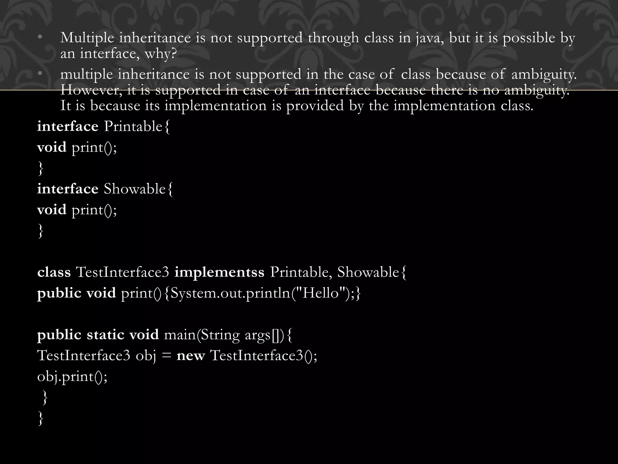 Unit3 Part3 Packages And Interfaces Pptx Programming Languages Computing