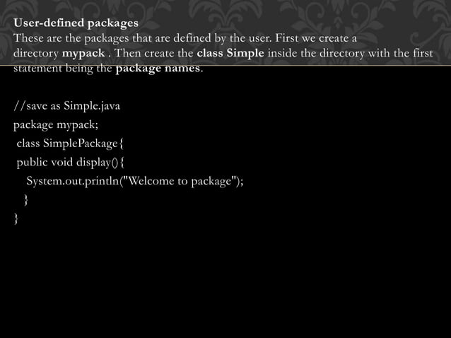 Unit3 part3-packages and interfaces | PPT