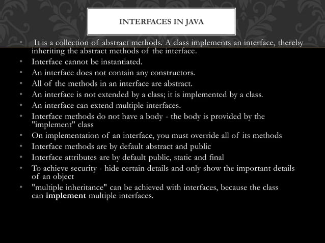 Unit3 part3-packages and interfaces | PPT