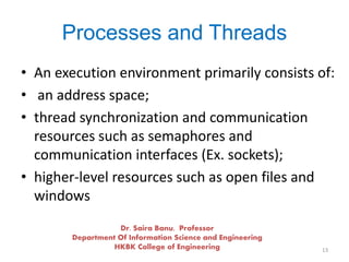 Unit 3 part a. operating system support | PPT