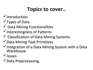 Unit 3 part i Data mining | PPT