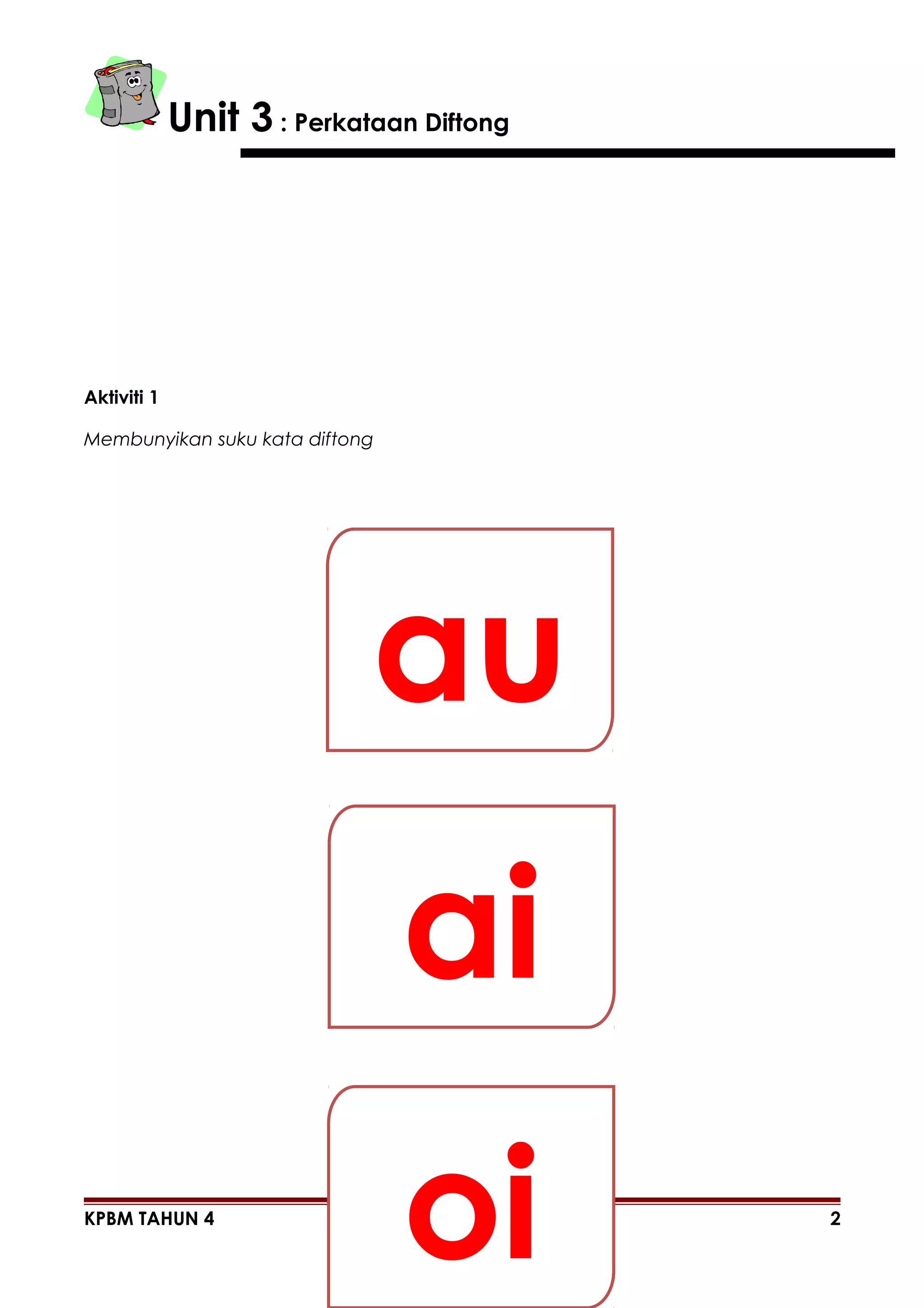 Perkataan diftong | PDF