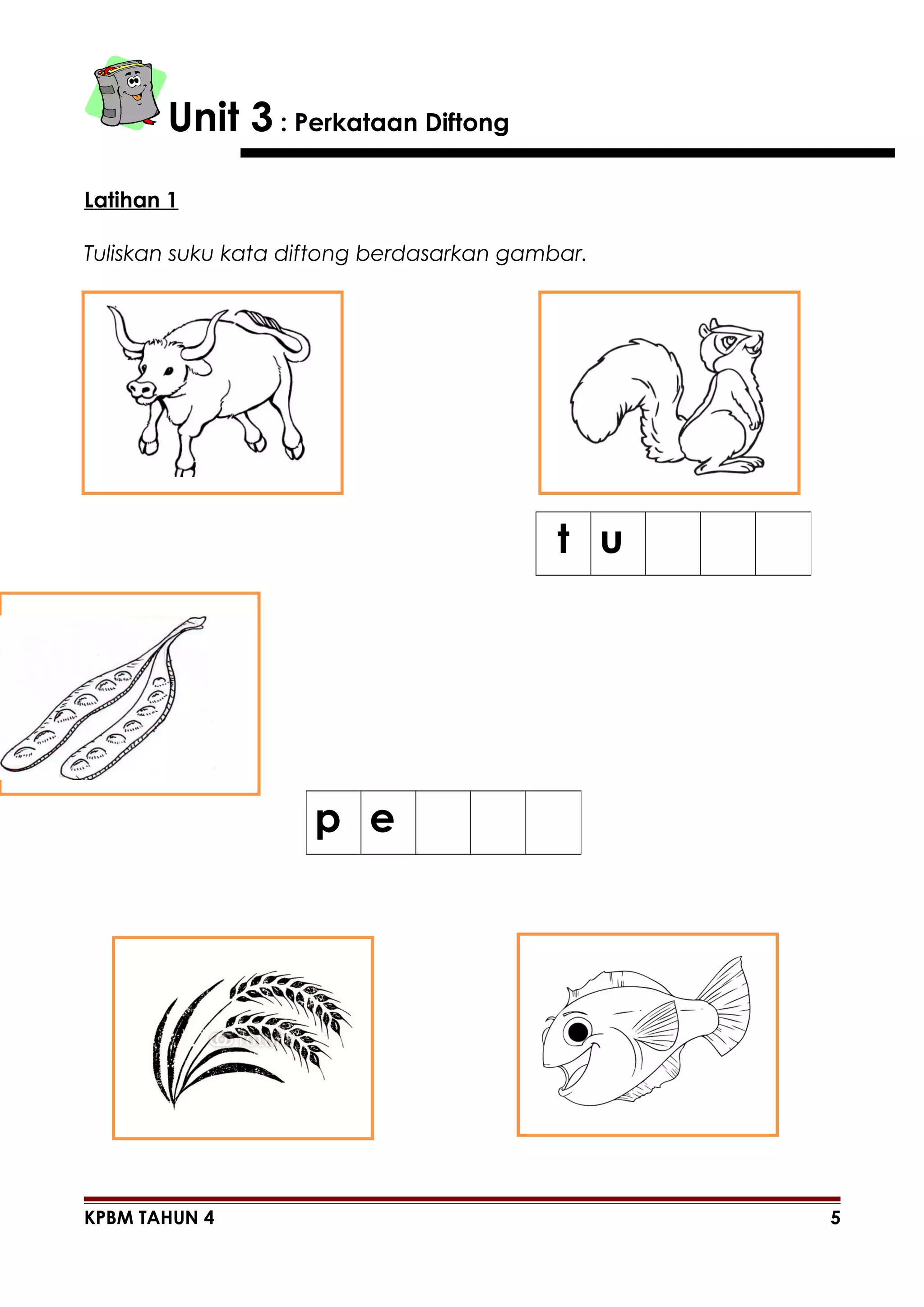 Perkataan diftong | PDF
