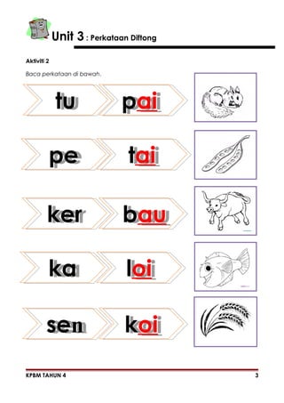 Perkataan diftong | PDF