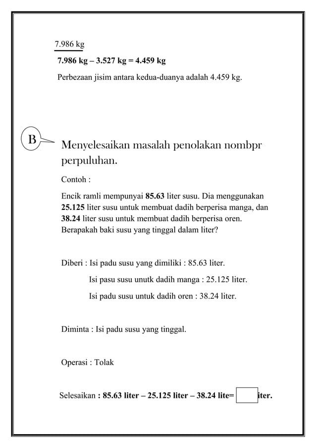 Unit 3 perpuluhan | DOC