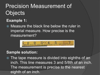 Unit 3 Precision Measurement | PPTX