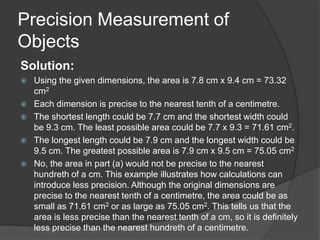 Unit 3 Precision Measurement | PPTX